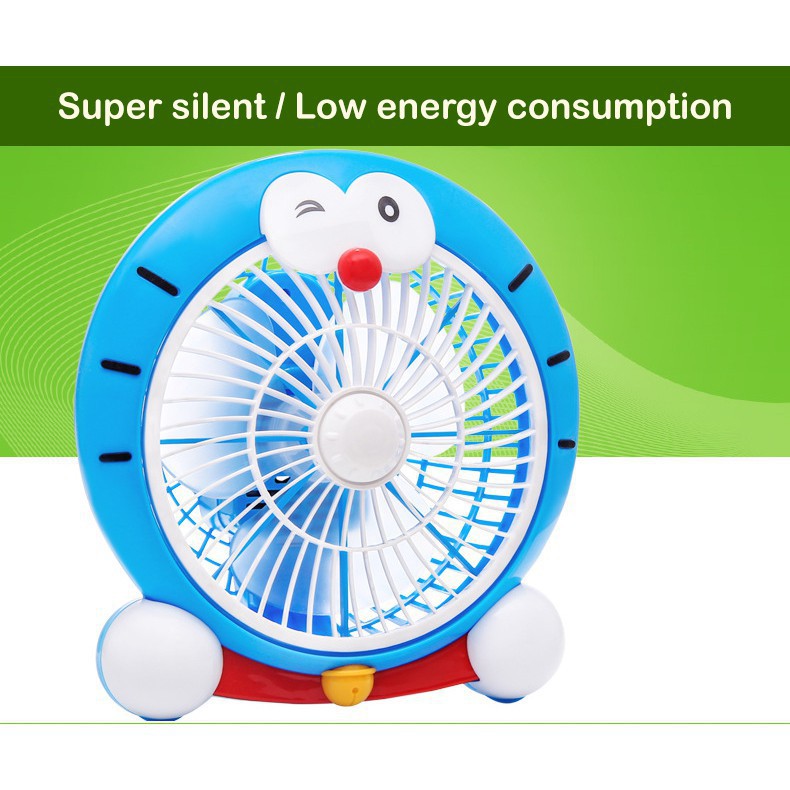 Cartoon Electric Desktop Table Fan – Doraemon | Shopee Malaysia