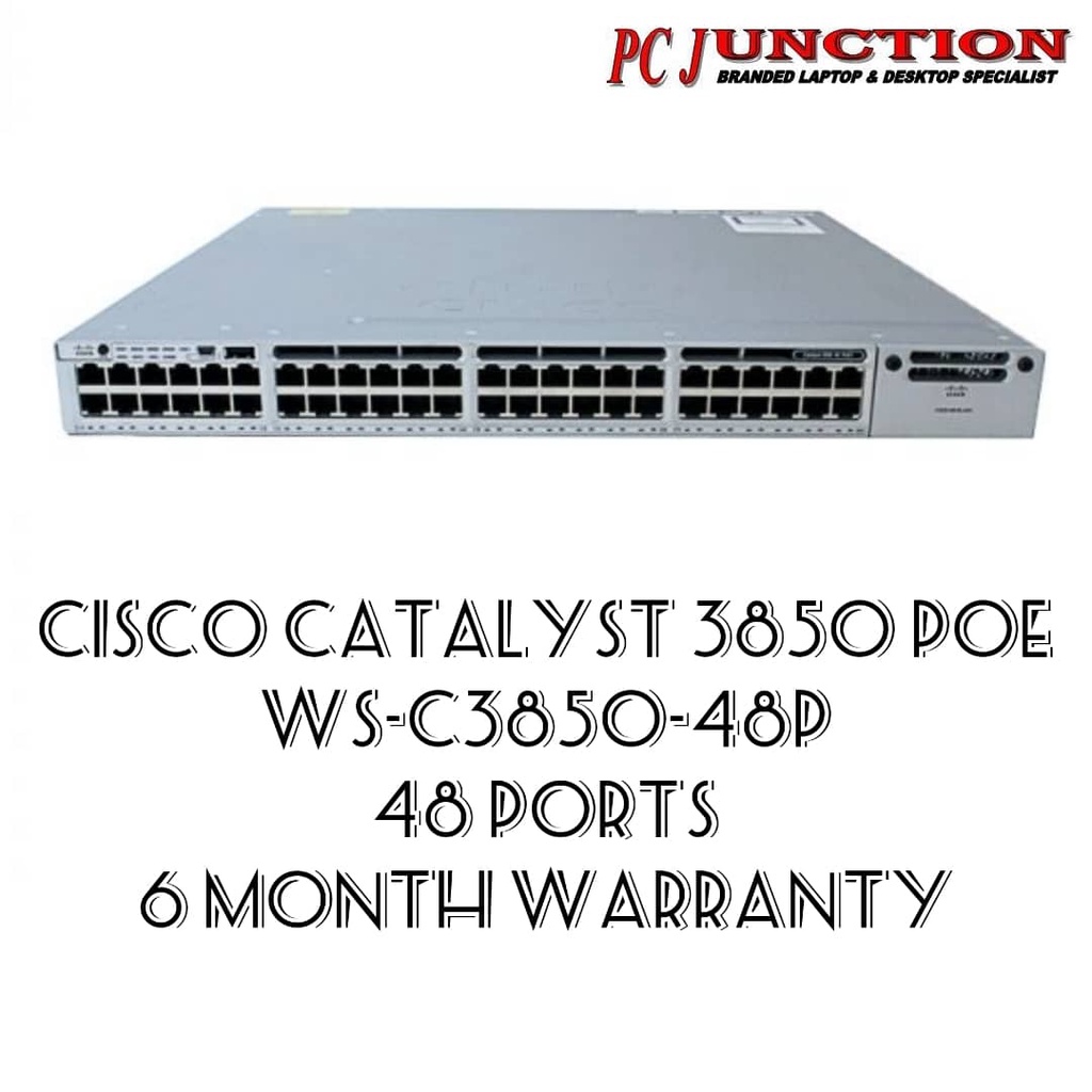 Cisco Catalyst 3850 PoE WS-C3850-48P | Shopee Malaysia