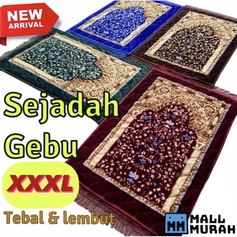 XXXL Tebal SEJADAH GEBU | prayermat | SEJADAH BALDU TEBAL TIMBUL| best ...