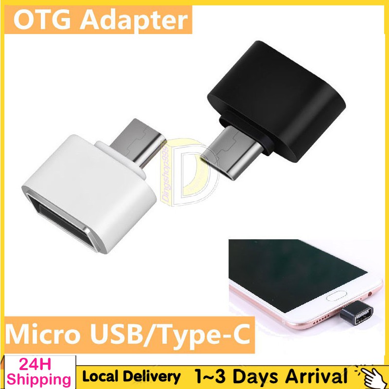 💥Ready Stock💥Portable Micro-USB Type-C to USB 2.0 Adapter OTG Converter ...