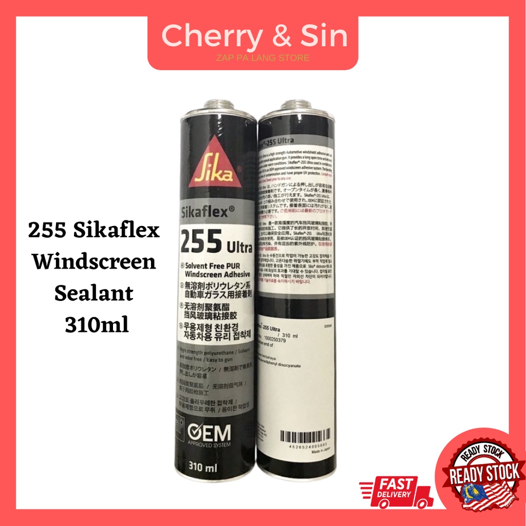 {READY STOCK} Sika 255 Sikaflex Windscreen Sealant/ GUM/ Windscreen ...