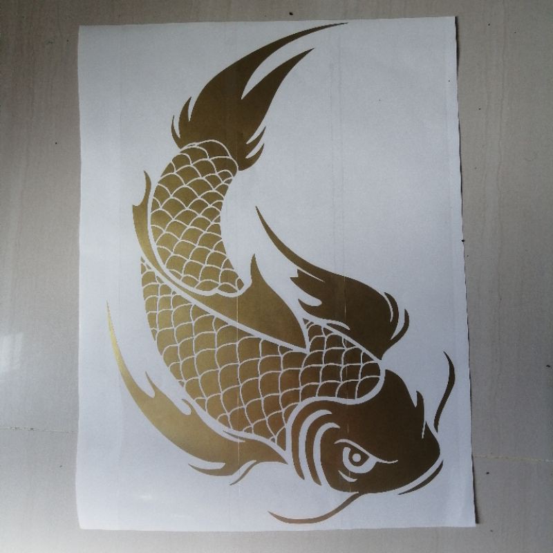 Sticker ikan koi saiz 11.5x17inci | Shopee Malaysia