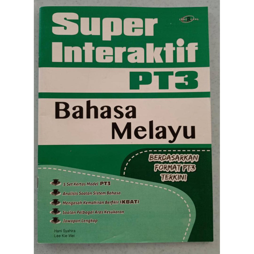 Buku Kerja SMK : Super Interaktif PT3 Bahasa Melayu Berdasarkan Format ...