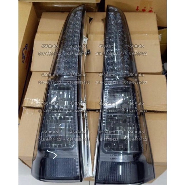 PERODUA VIVA TAIL LAMP LED SMOKE HITAM SET // LAMPU BELAKANG LAMPU ...