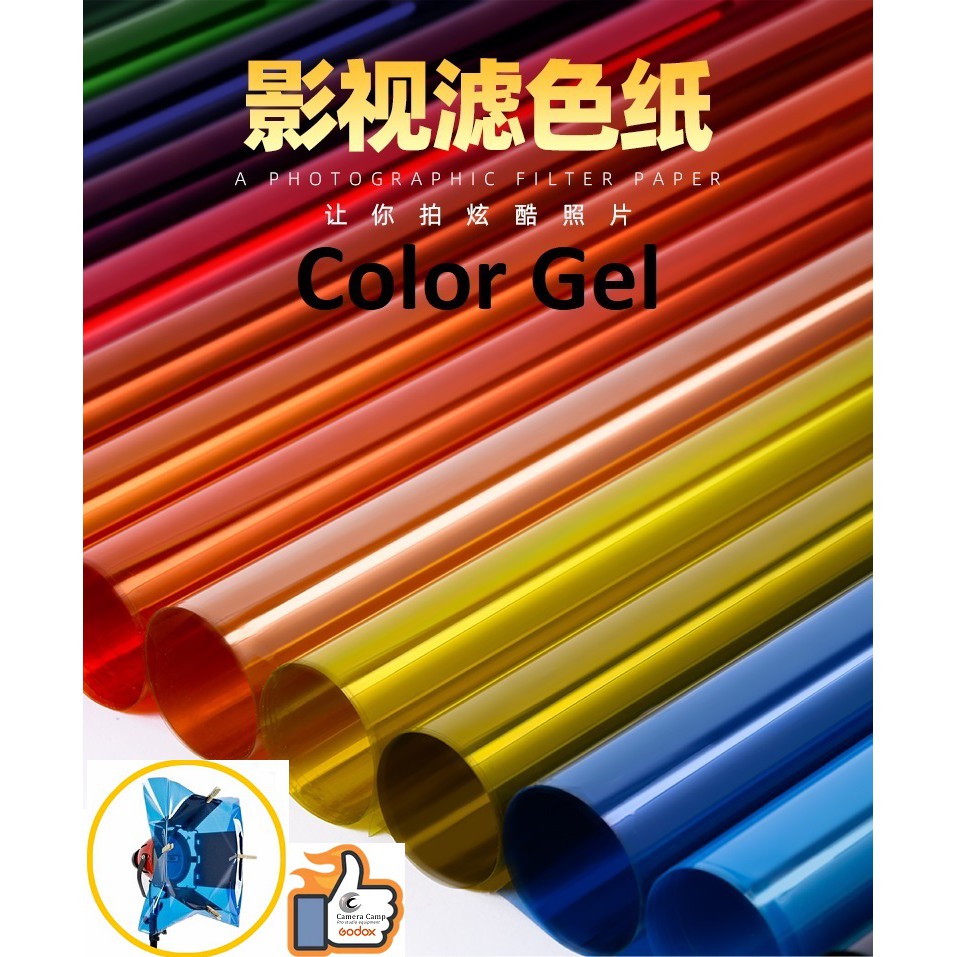40x50cm Paper Gel Color Filter for Studio Lighting | Shopee Malaysia