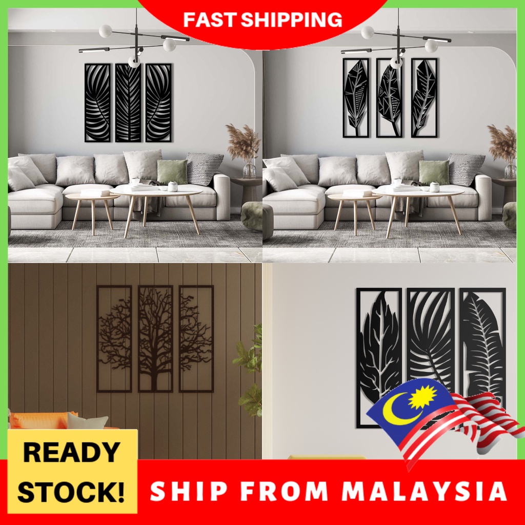 (3pcs) READYSTOCK Frame Hiasan Dinding Decoration Wall Art Home Deco ...