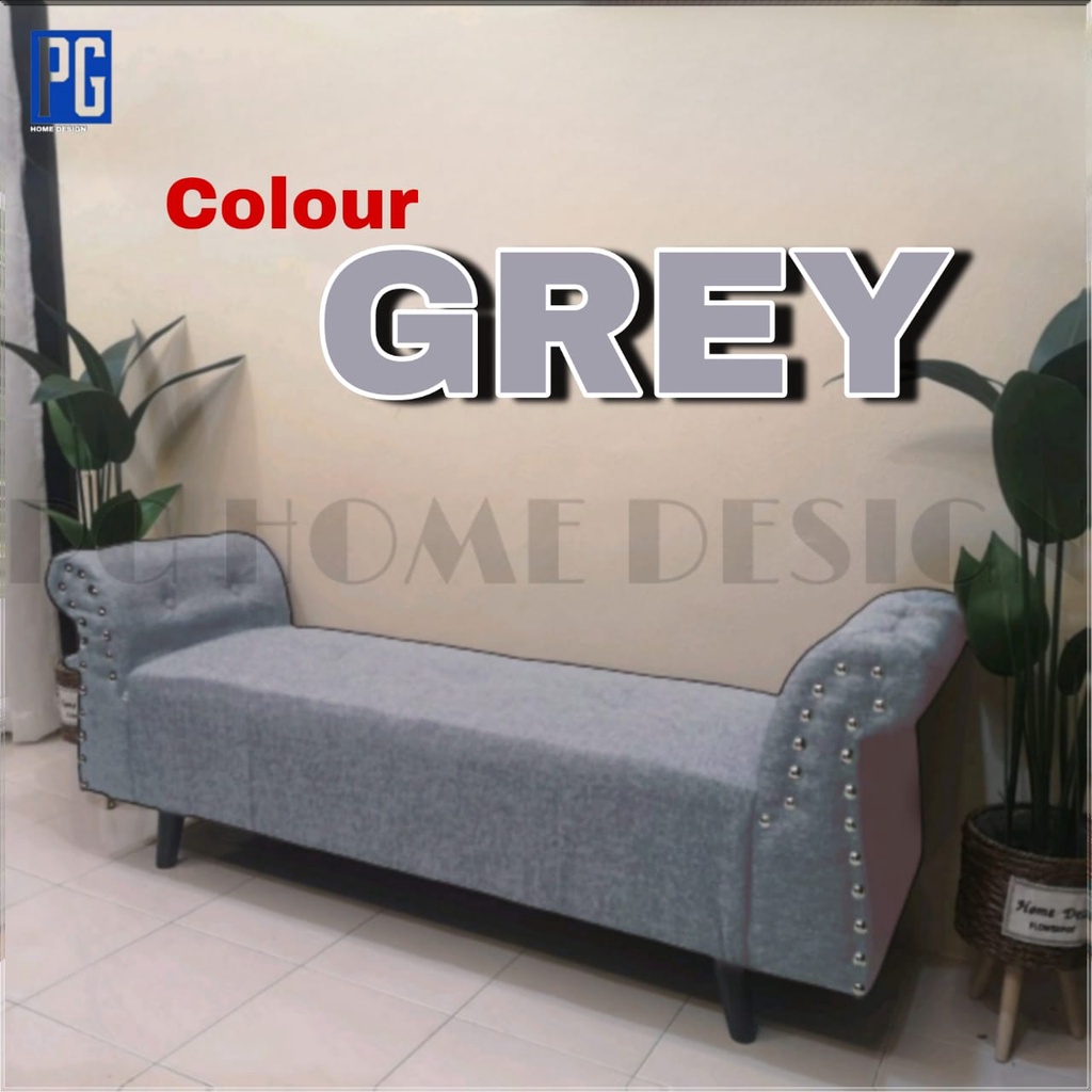 PG HOME :- LUXURY BENCH LONG STOOL/MATERIAL FABRIC/BENCH SOFA/BENCH ...