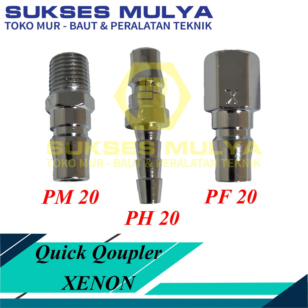 Xenon Coupler PH 20 Quick Coupler Air Compressor Connector | Shopee ...