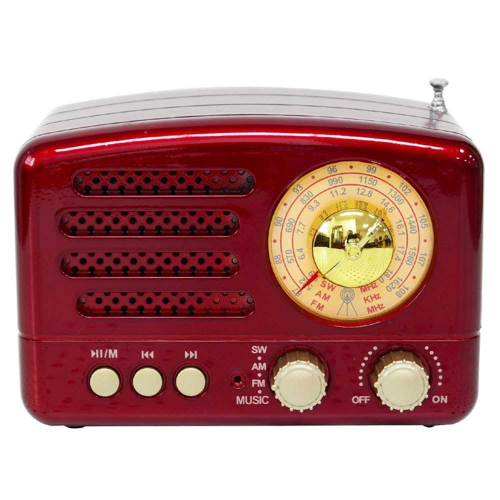 M-160BT USB BT Small Portable Radio Portable BT Speaker Retro Radio ...