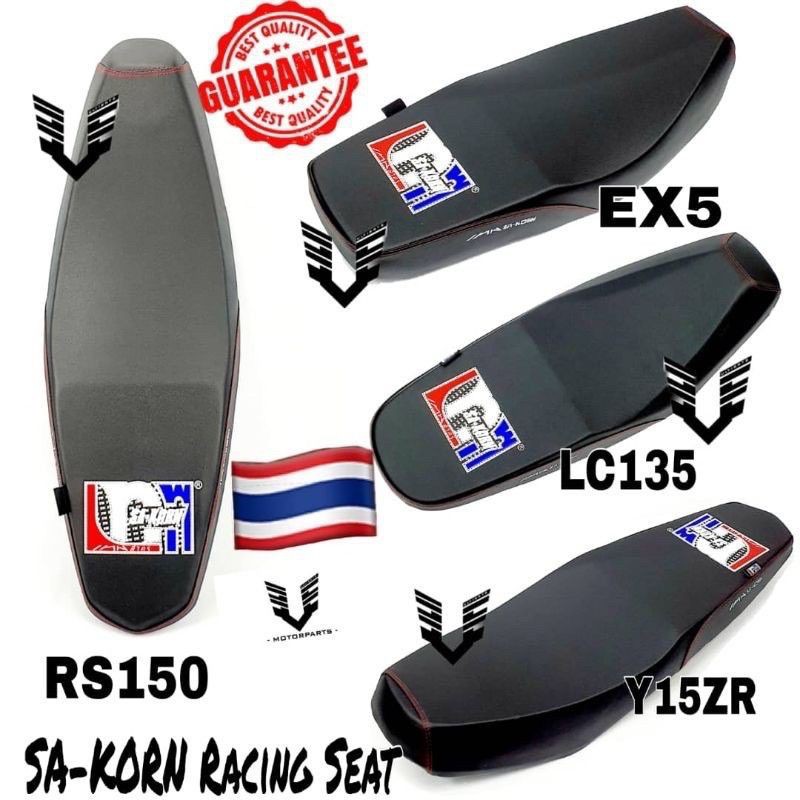 Y15ZR/EX5 DREAM/RS150/LC135/SYM VF3I/WAVE 125S SAKORN RACING SEAT Y15ZR ...