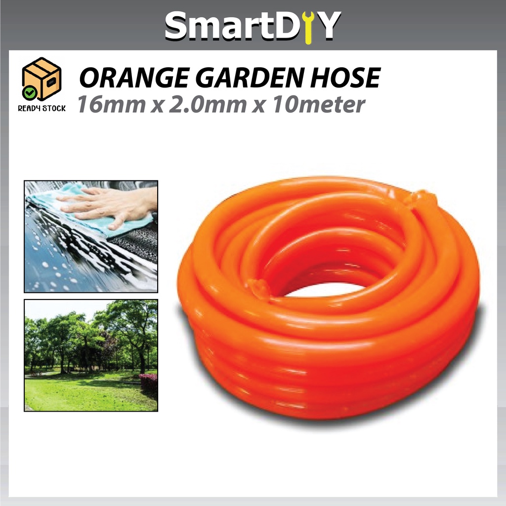{OFFER} 10meter ORANGE GARDEN HOSE 10M GETAH PAIP WATER HOSE GETAH PAIP ...