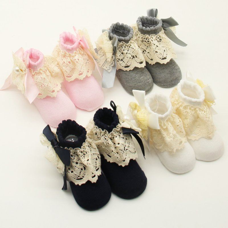 Stokin Baby Girl Newborn Infant(Flower Lace) | Shopee Malaysia