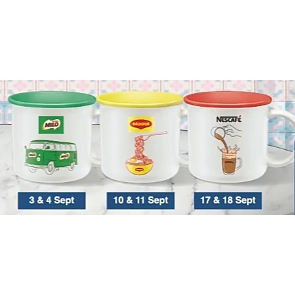 NESTLE MILO/ MAGGI/ NESCAFE Stoneware Kole /Mug/Cup (LIMITED EDITION ...