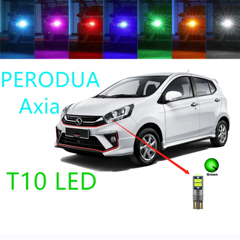 [PERODUA] Axia Myvi Bezza Alza T10 LED Park light W5W Bulb for Side ...