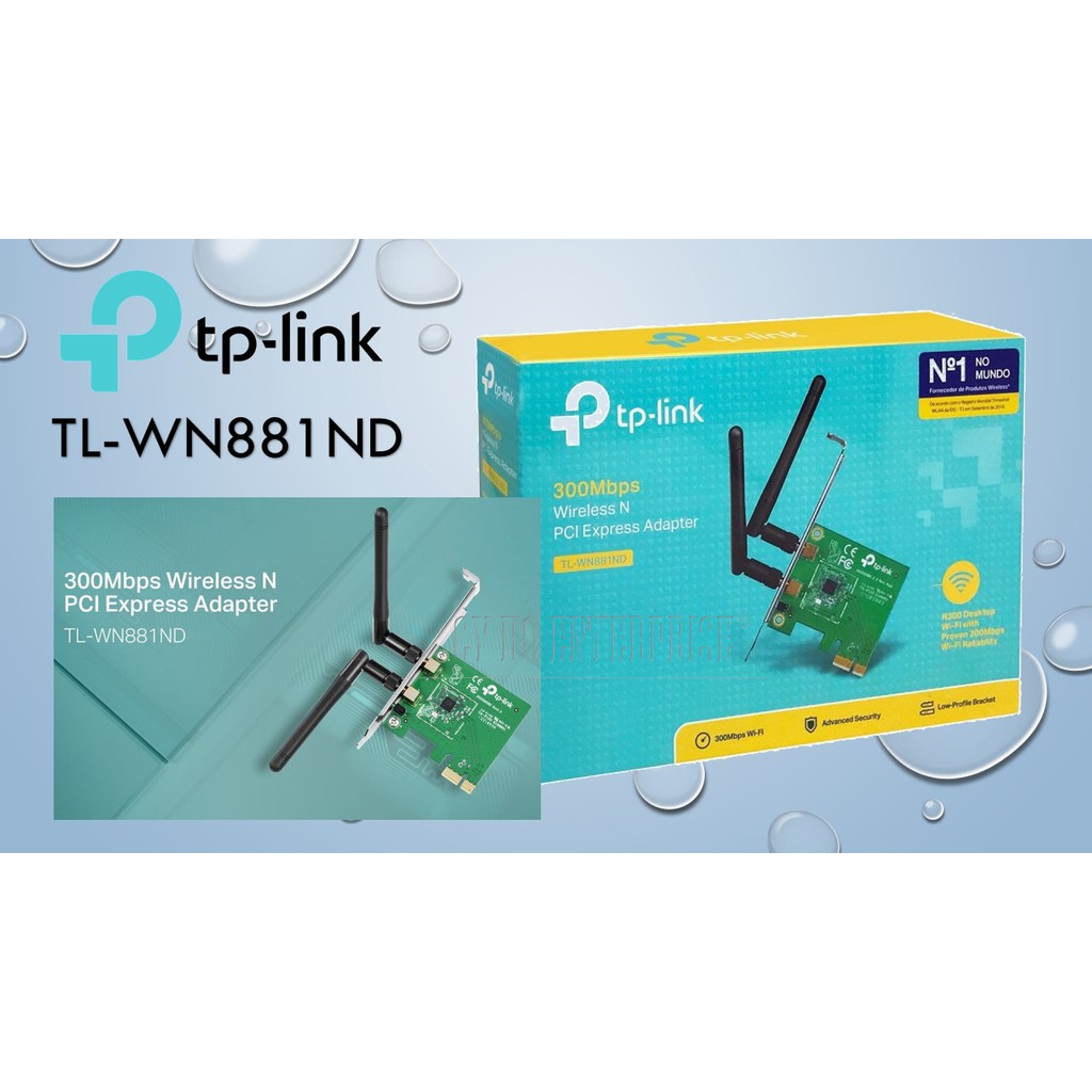 TP-LINK TL-WN881ND 300MBPS WIRELESS N PCI EXPRESS ADAPTER | Shopee Malaysia
