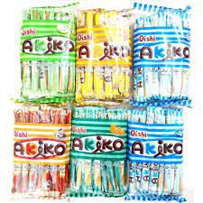 Akiko Oishi Snack Sticks Assorted Flavors Pack 160g (20 sticks x 8g ...