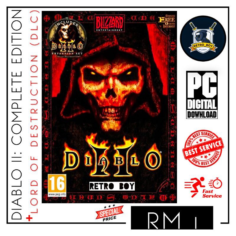 DIABLO 2: COMPLETE EDITION + LORD OF DESTRUCTION (DLC) [DIGITAL ...