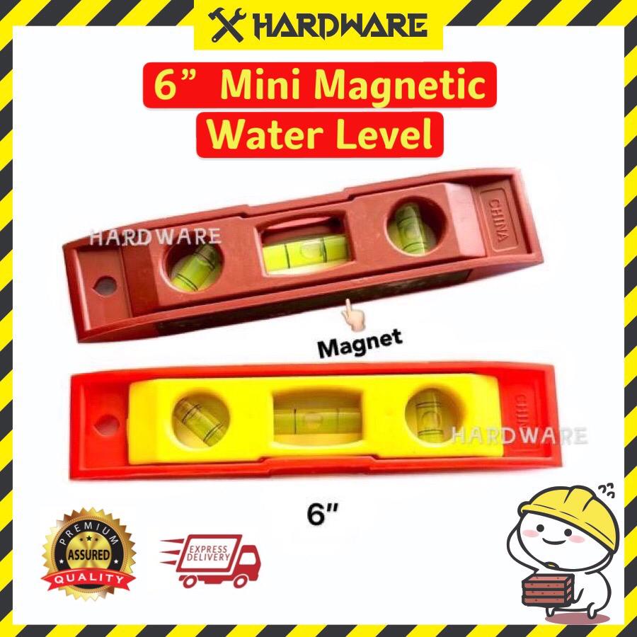 6” Magnetic water level/Spirit level/Magnetic spirit level/Bubble ruler ...