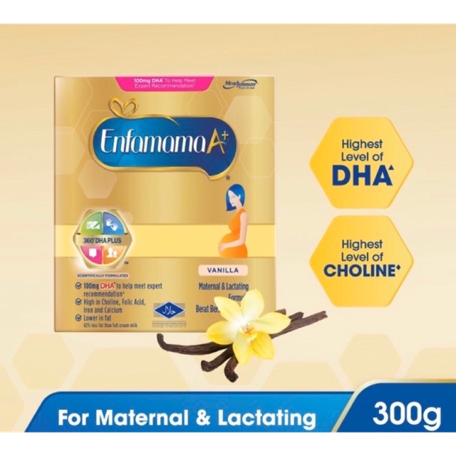 Enfamama A+ Vanilla & Chocolate (300g) | Shopee Malaysia