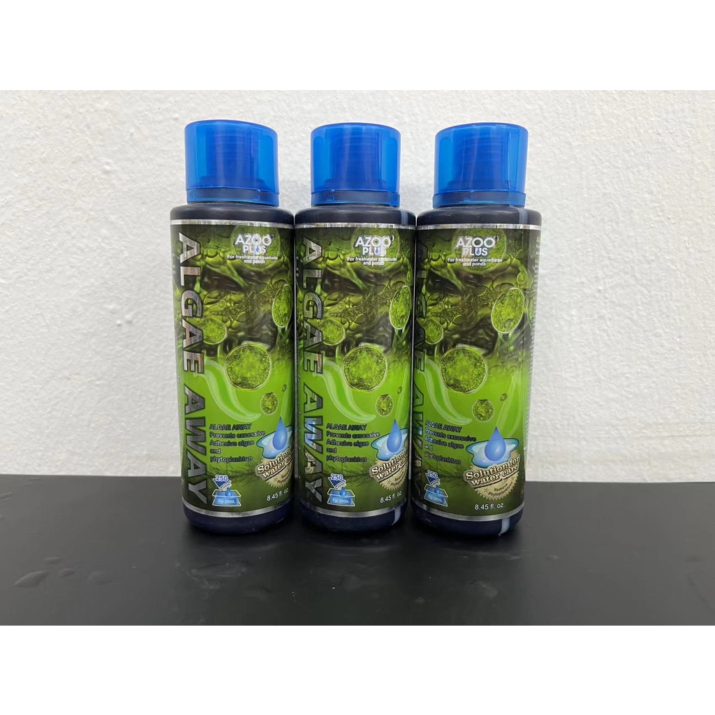 **Ready Stock**AZOO Plus Alga AQUARIUM AQUASCAPE Remover AZOO ALGAE AWAY AZOO PLUS 250ML ...