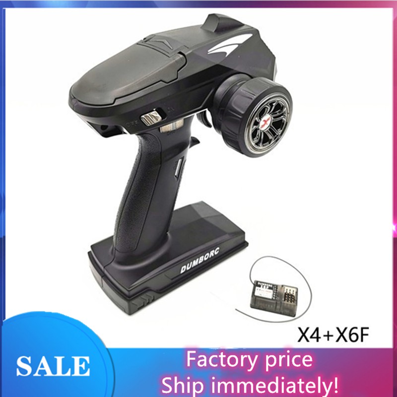 RC Radio Transmitter DUMBORC X4 4CH 2.4ghz and X6F Receiver RC Car ...