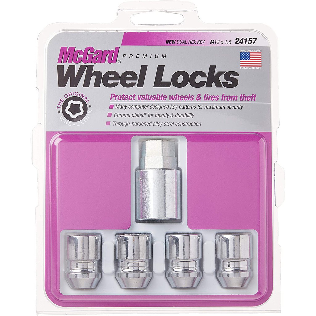 McGard Premium Wheel Locks M12x1.5 Locknut Lock Nut Sport Rim Honda ...