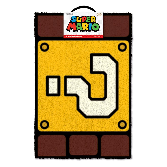 Super Mario - Question Mark Block (Door Mat) | Shopee Malaysia