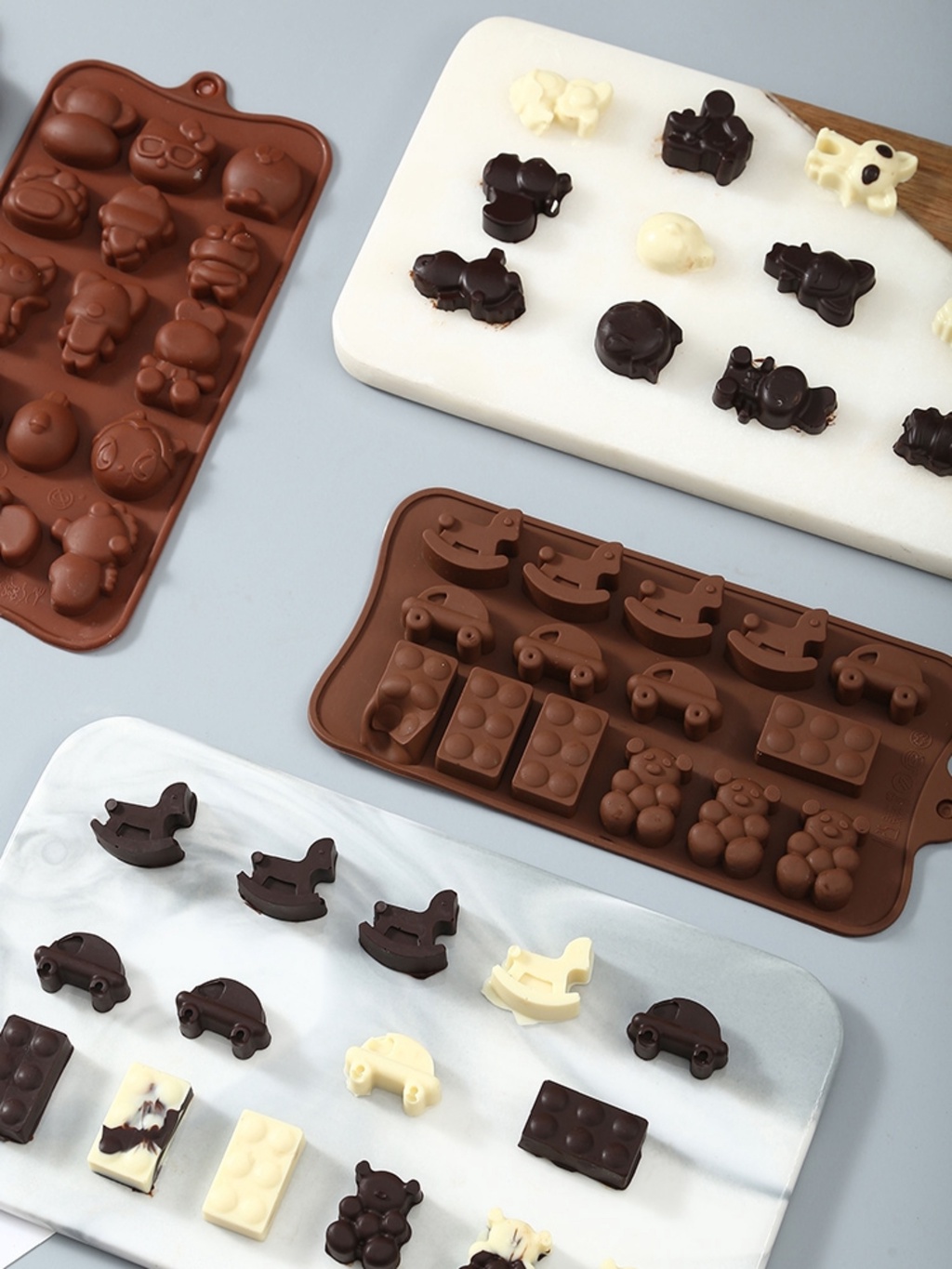 Cartoon Unicorn Silicone Jelly Mould / Pudding / Chocolate / Soap ...