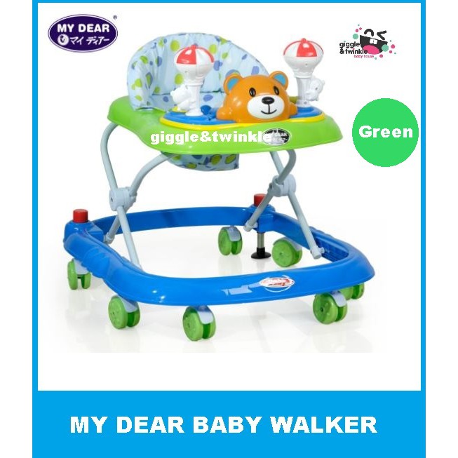 My Dear Baby Walker Teddy Bear With Music &Stopper(Ready Stock ...