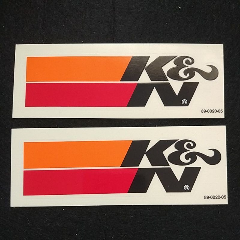 K&N STICKERS GENUINE 2PCS ORIGINAL USA | Shopee Malaysia