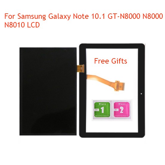 For Samsung Galaxy Note 10.1 GT-N8000 N8000 N8010 LCD Display Touch Screen Sensor Glass Panel ...