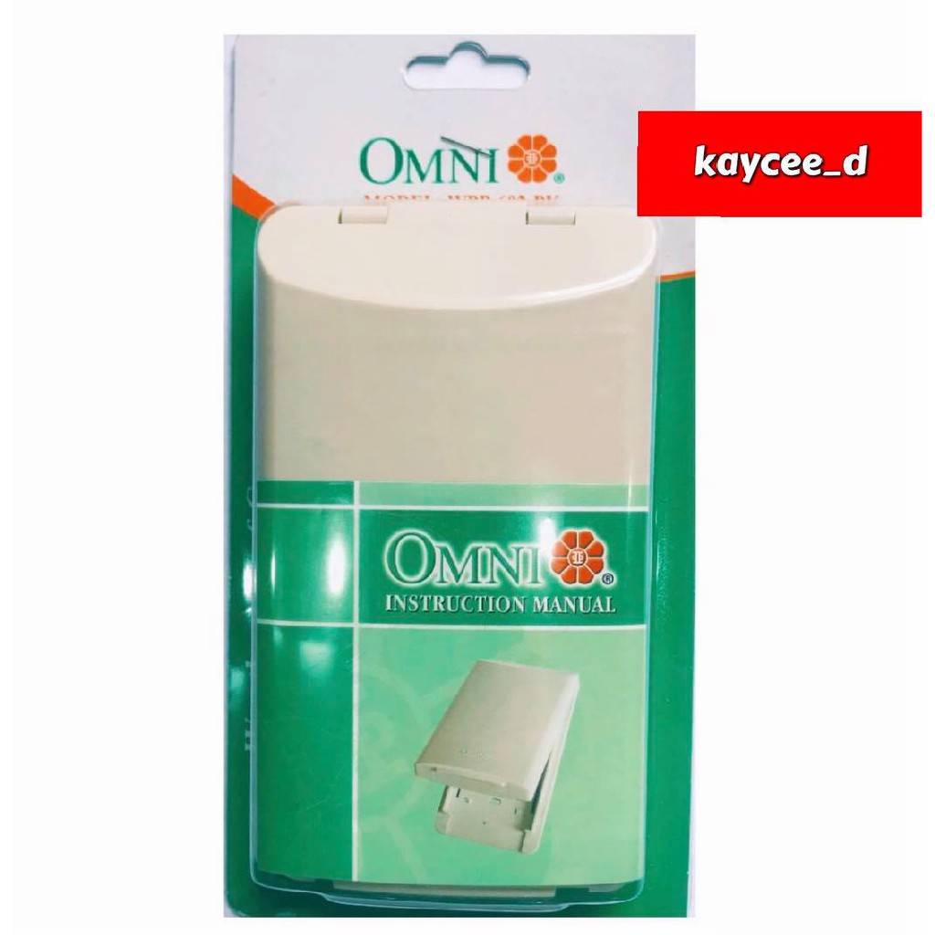 Omni Weatherproof Cover 1 to 3 Gang Flat-- WPP-602-PK | Shopee Malaysia