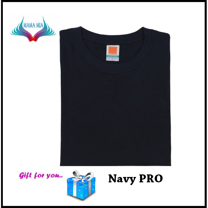 Ready Stock! 100% Cotton Event T-Shirt - OREN SPORT CT51 Navy Pro ...