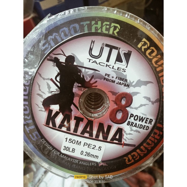 🇲🇾 UTS KATANA X8 POWER BRAIDED 18lb & 30lb 150M # HOT ITEM 🔥 | Shopee ...