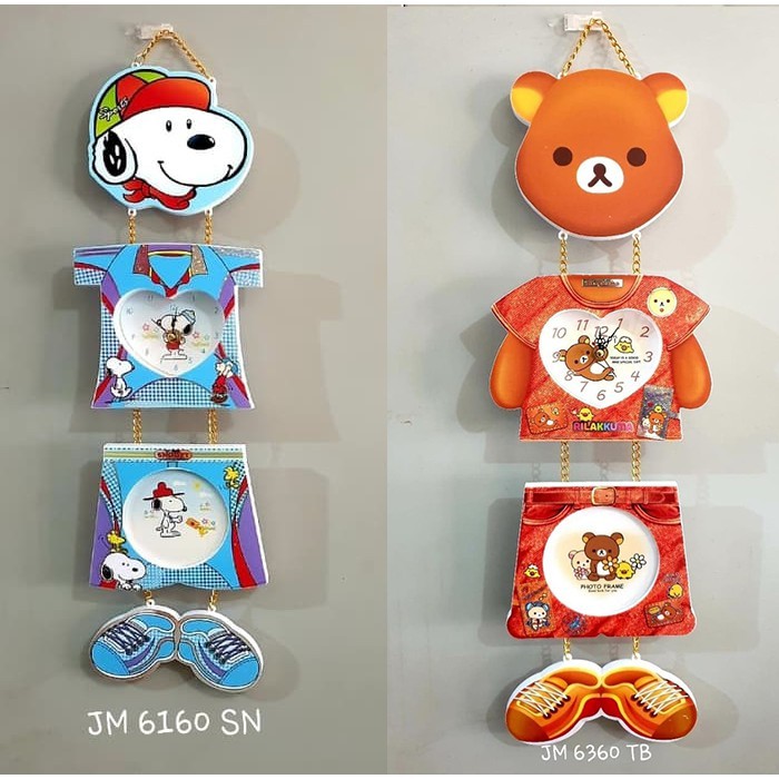 Cartoon Frame CLOCK Wall CLOCK Frame CLOCK Frame Beautiful Character ...