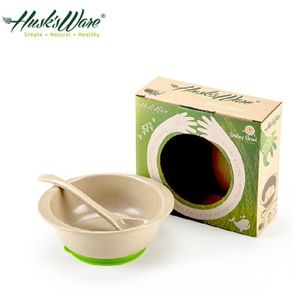 Huskware Smiley Bowl + Spoon | Shopee Malaysia