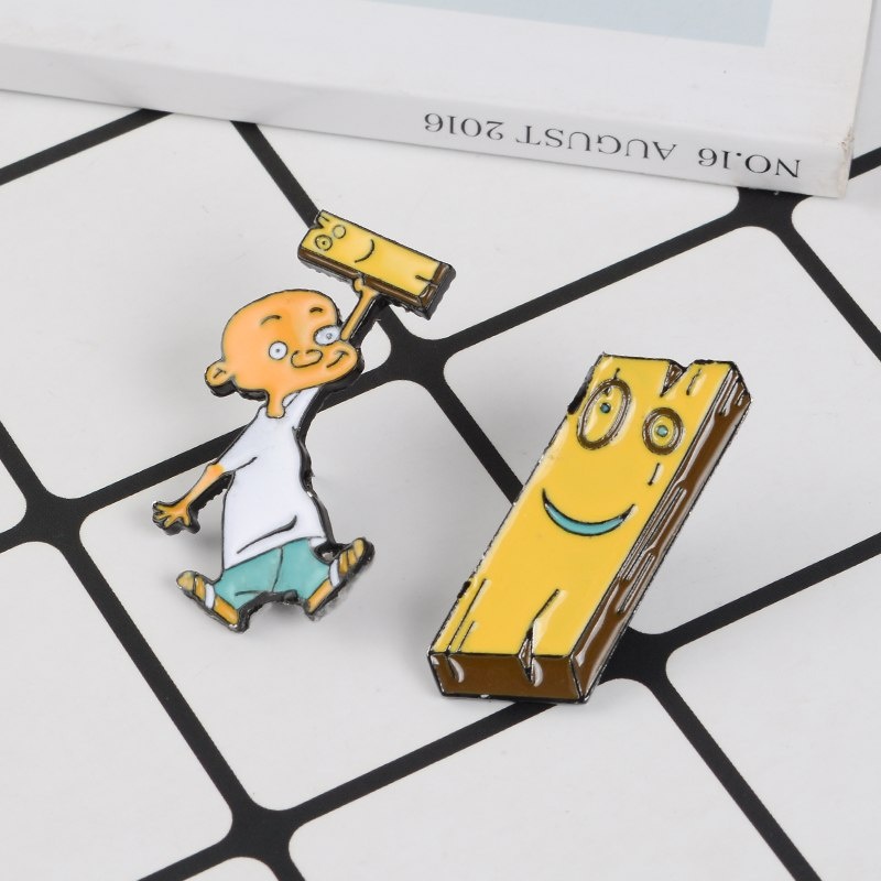 Jonny and Plank Enamel Pin Cartoon Ed, Edd, and Eddy Pins 90s Jewelry ...