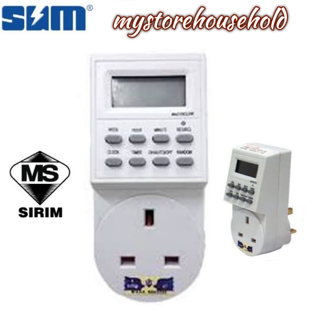 SUM 0026 24 Hours Digital Timer (SIRIM CERTIFIED) | Shopee Malaysia