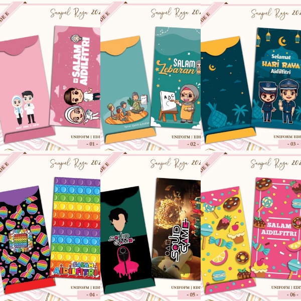 SAMPUL RAYA MURAH 2022 SAMPUL DUIT RAYA SAMPUL RAYA VIRAL (1PEK ADA ...