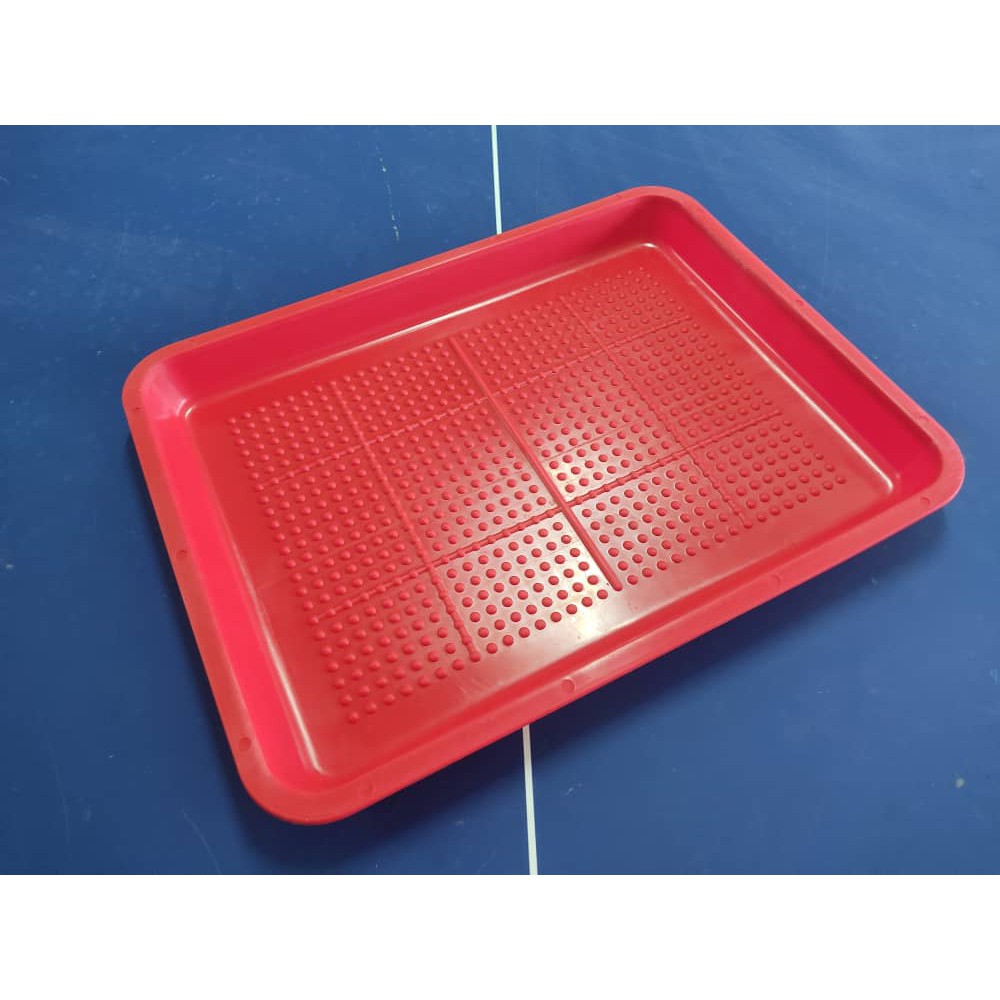 BABY CHICK FEED TRAY/ PLASTIC CHICK FEED TRAY/ TRAY MAKANAN ANAK AYAM ...