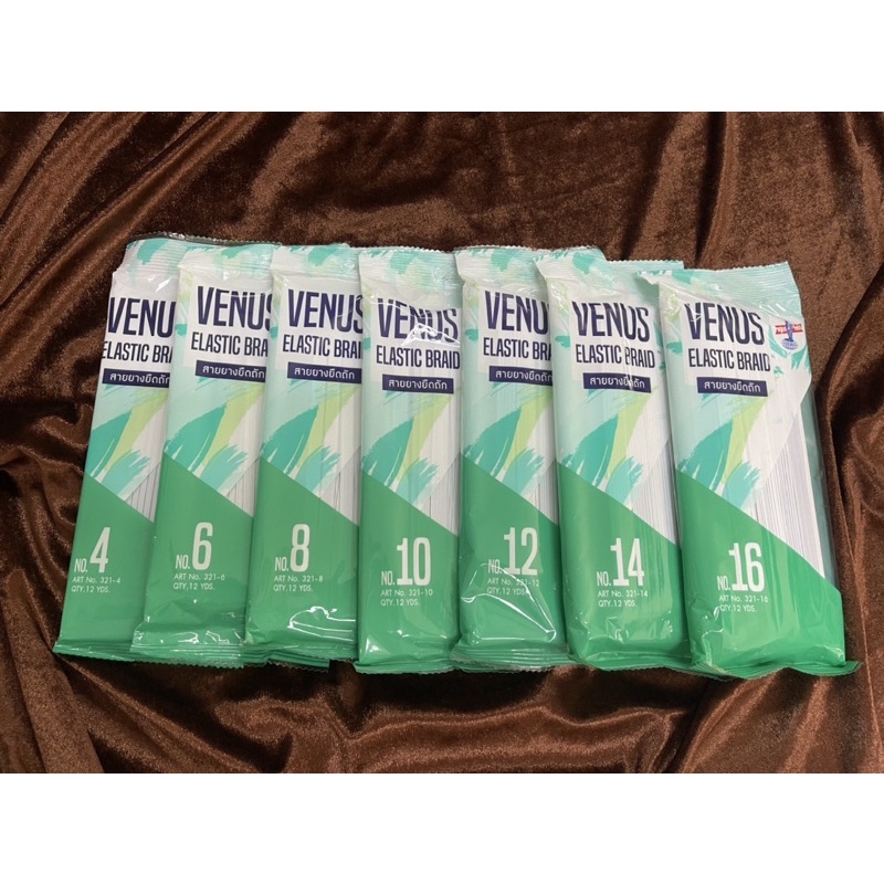 Venus Elastic 3 Mm-13 Mm Panel Type (12 Yards/Pack) | Shopee Malaysia