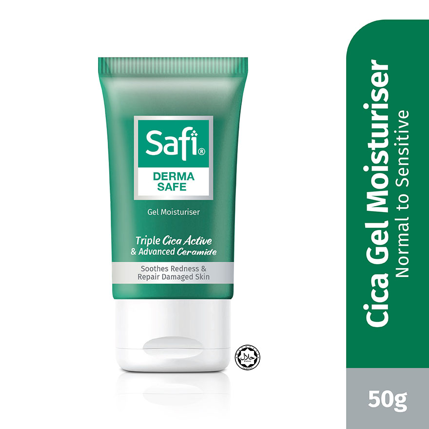 SAFI Dermasafe Cica & Ceramide Gel Moisturiser (50g) | Shopee Malaysia