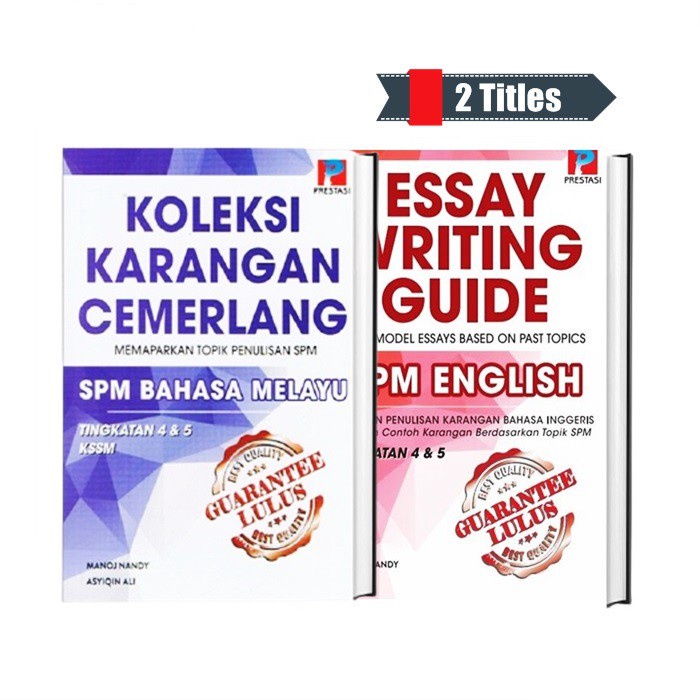 Essay & Karangan SPM Based On Past Topics Set (2 Book) | Shopee Malaysia