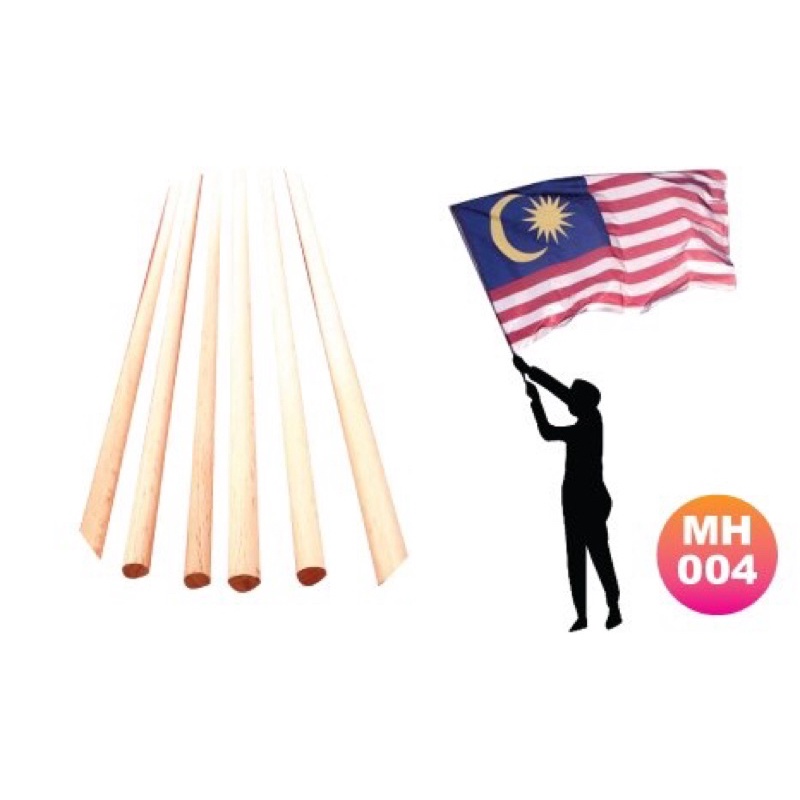 Bendera Malaysia Bendera Negeri Merdeka Hand Flag Hanging Flag Wooden ...