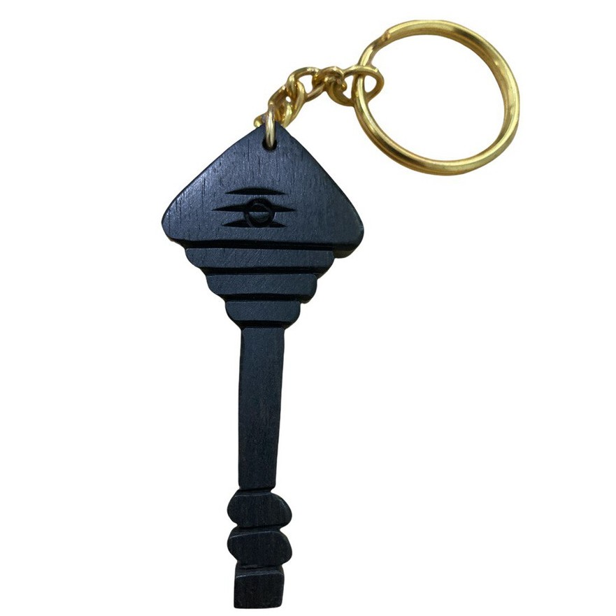 100% Original Karungali Wood Carved Keychain| Ganesha| Swastika ...