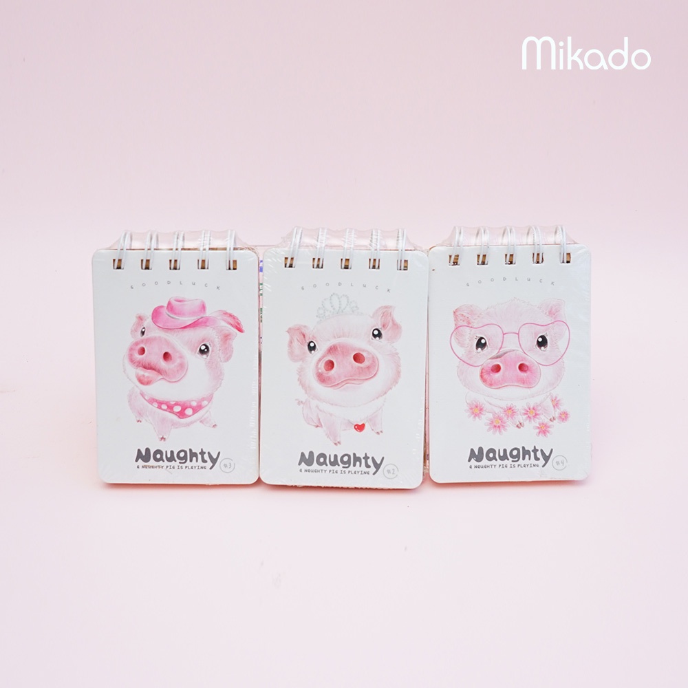 A7 Pig Notebook/A7 Languo spiral Small Notebook | Shopee Malaysia