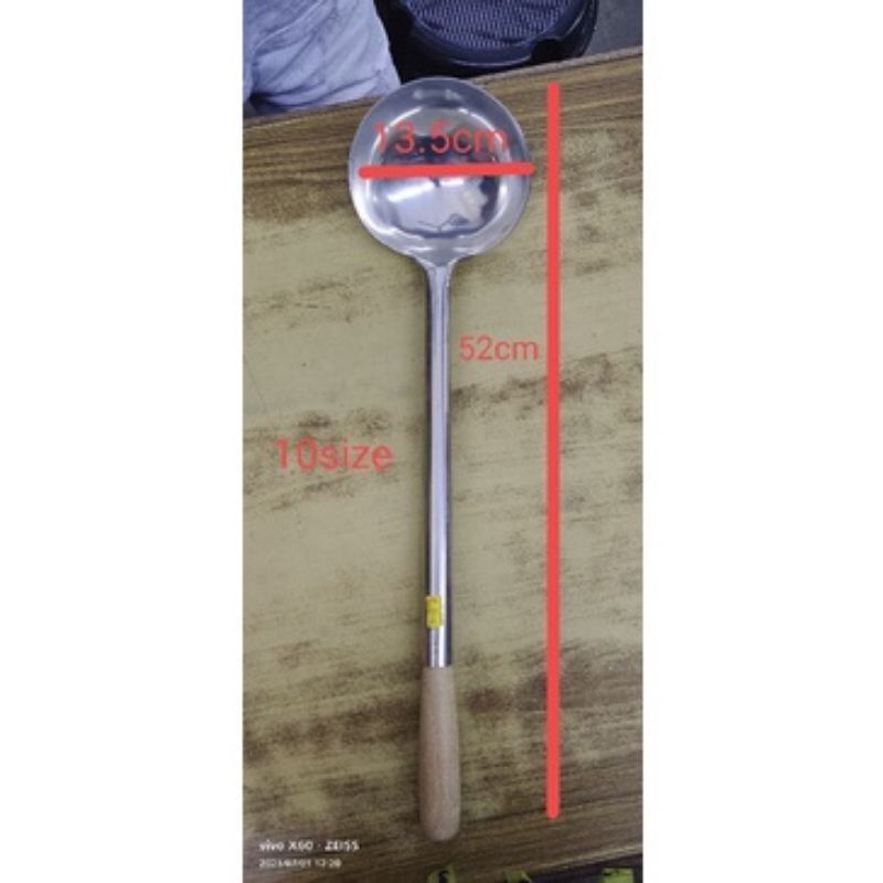 Sudip & Senduk/Sudip masakan Panas/Senduk Goreng besi tebal/Stainless ...