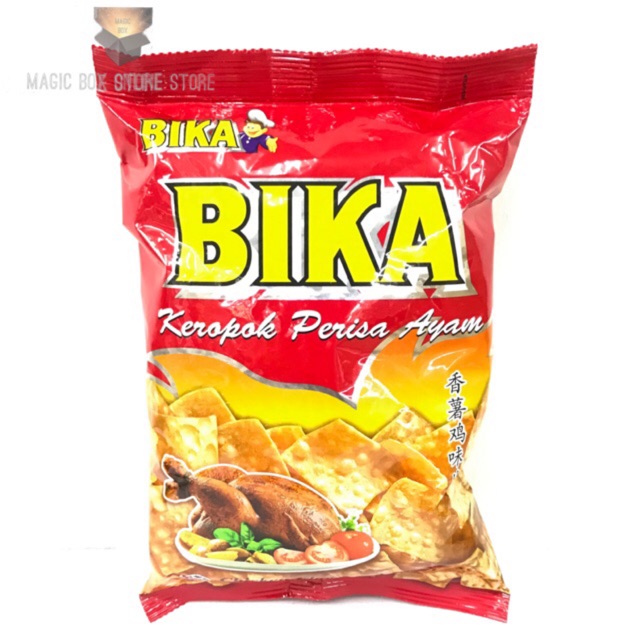 🔥READY STOCK🔥 BIKA CHICKEN CRACKERS 60G KEROPOK PERISA AYAM 香薯鸡味片 | Shopee Malaysia