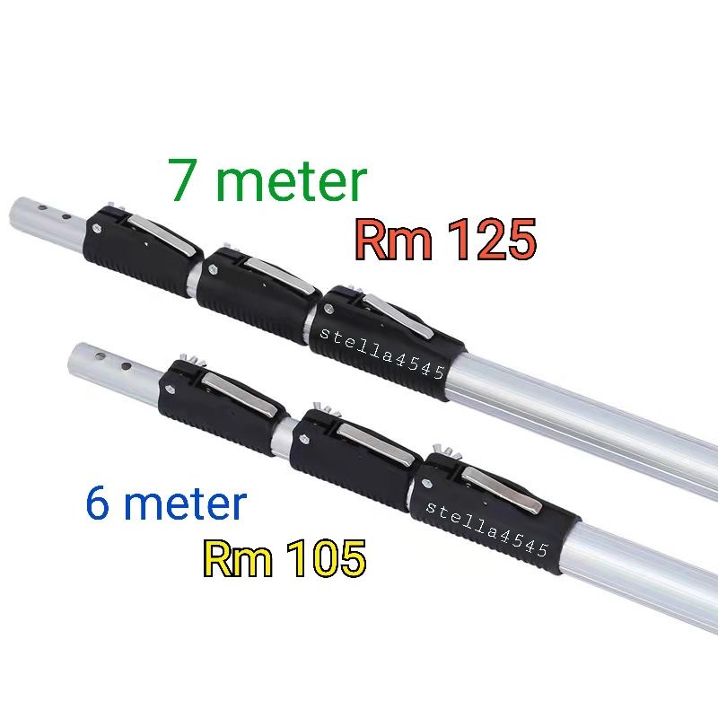 7 Meter/6 Meter (23kaki/23Feet)Aluminum telescopic Pole thickened/Galah ...