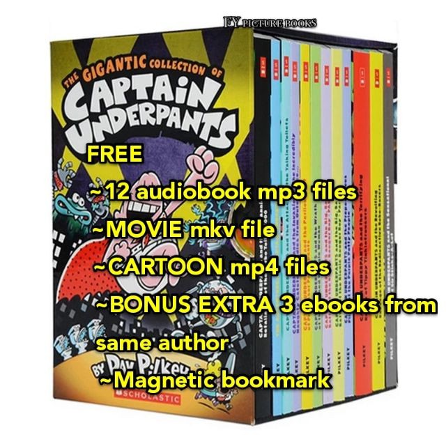 (Johor Ready Stock/12 books) THE GIGANTIC COLLECTION OF Captain ...